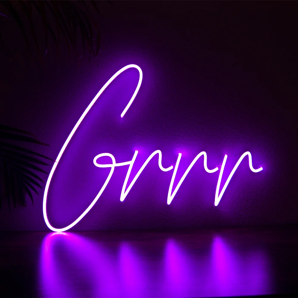 RGB LED Neon Sign Grrr - Unieke Opvallende Neonverlichting - Sfeerbaas