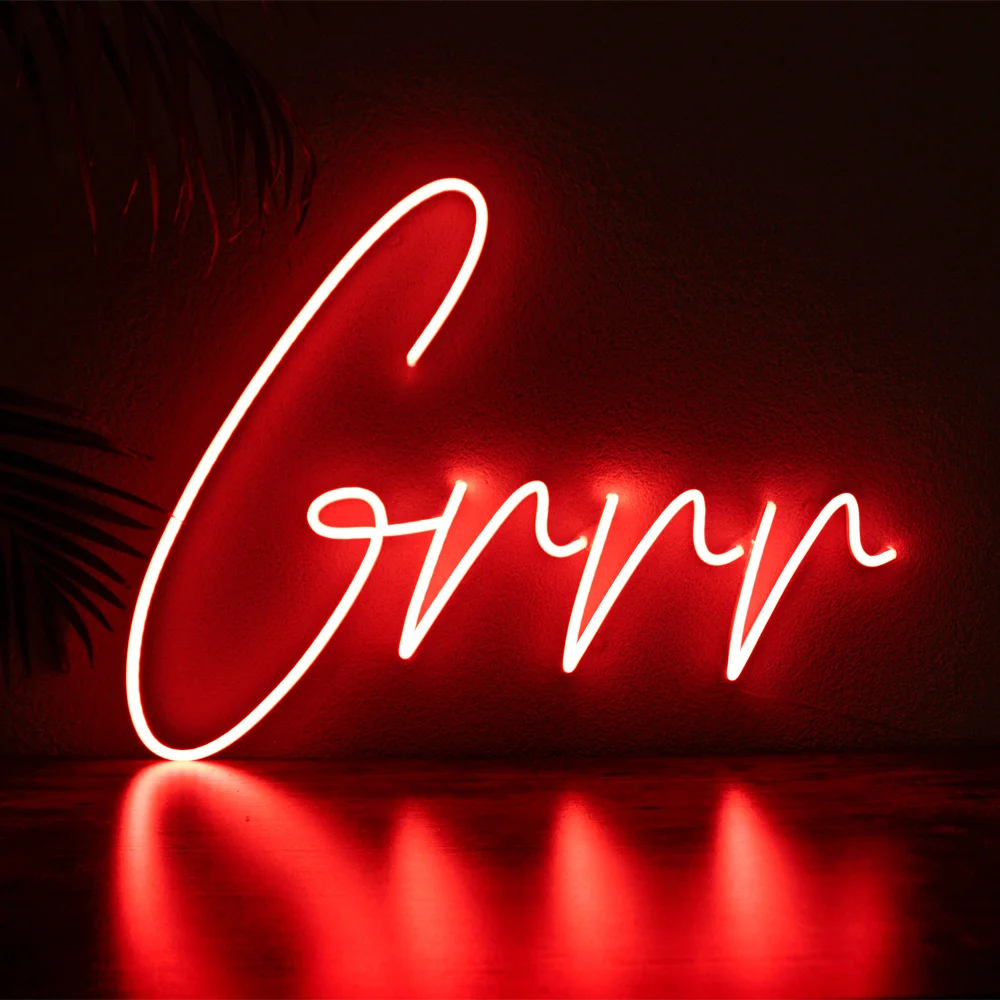 RGB LED Neon Sign Grrr - Unieke Opvallende Neonverlichting - Sfeerbaas